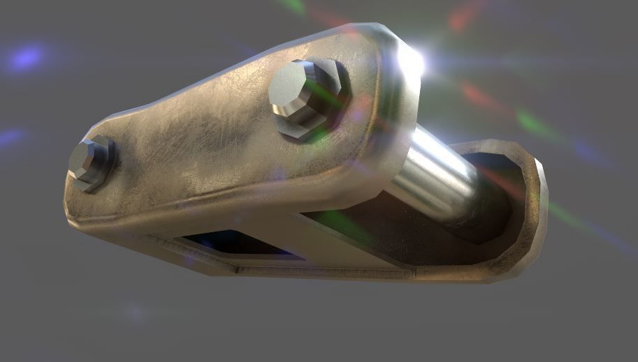 3D model LEAF SPRING SHACKLE VR / AR / low-poly | CGTrader