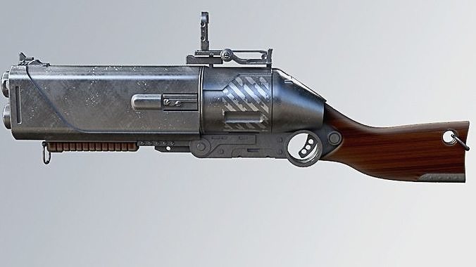 Conceptual Gun free 3D model | CGTrader