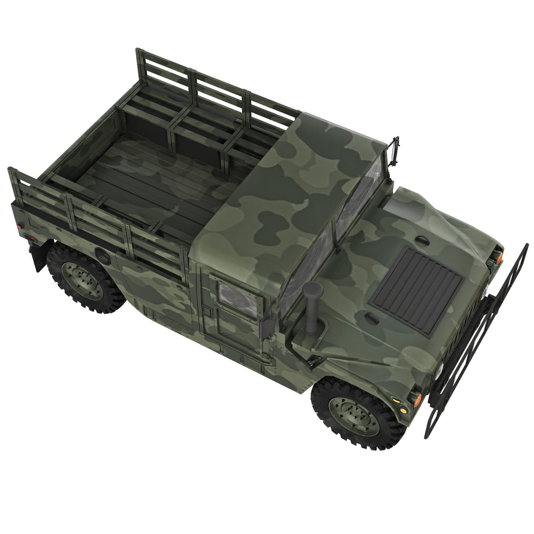 Humvee Military M998 3D model | CGTrader