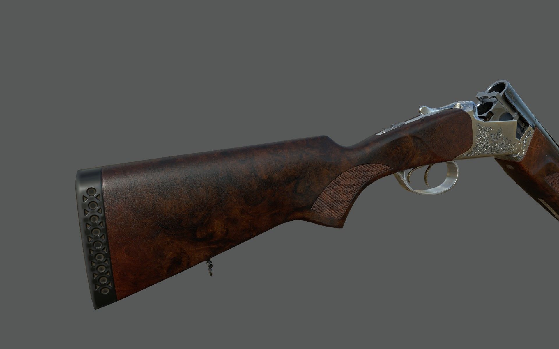 3D model Double-barreled New shotgun Izh-27 12 gaugeGame Ready model VR ...