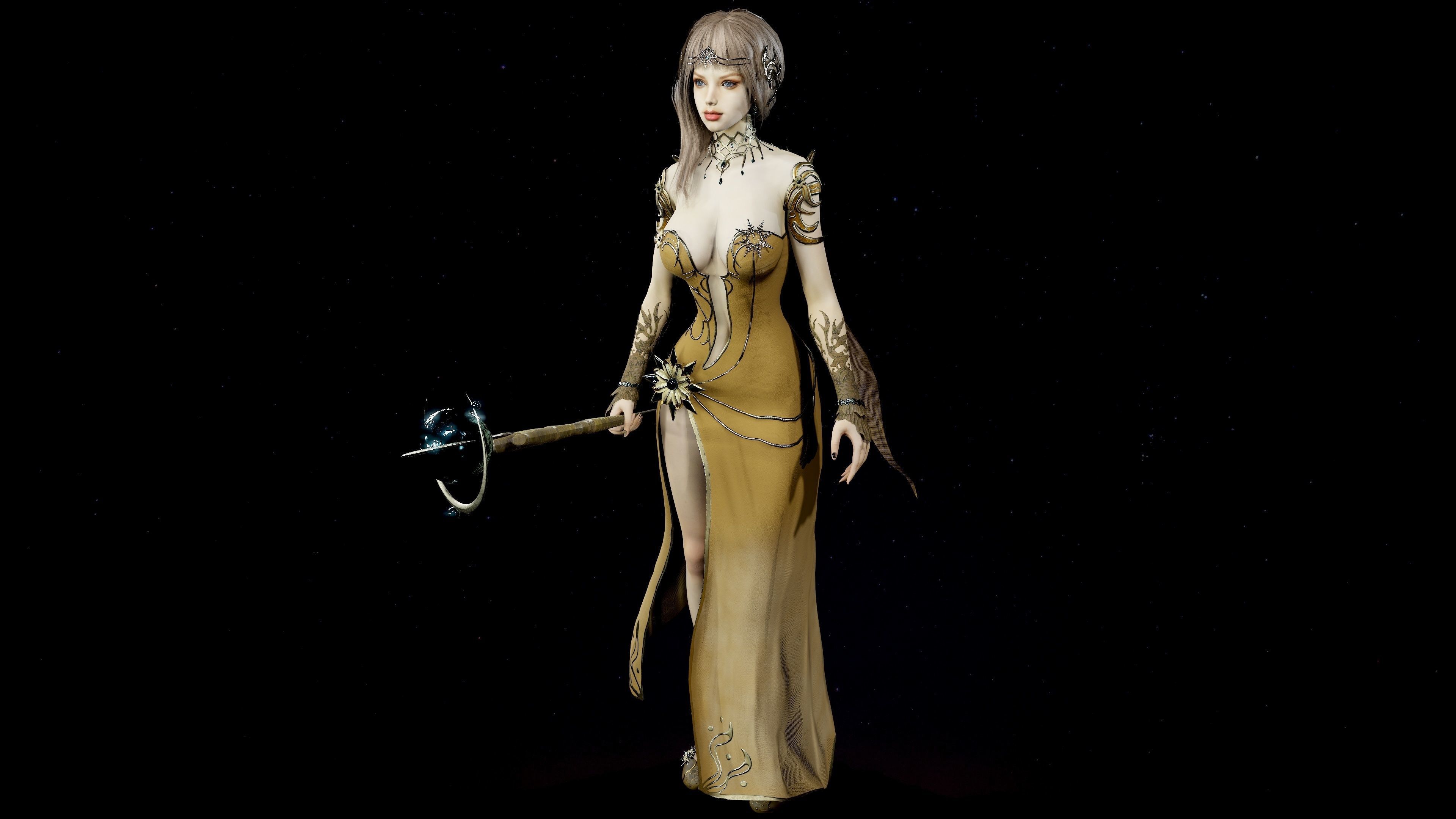 3D model Beauty Wizard VR / AR / low-poly rigged animated | CGTrader