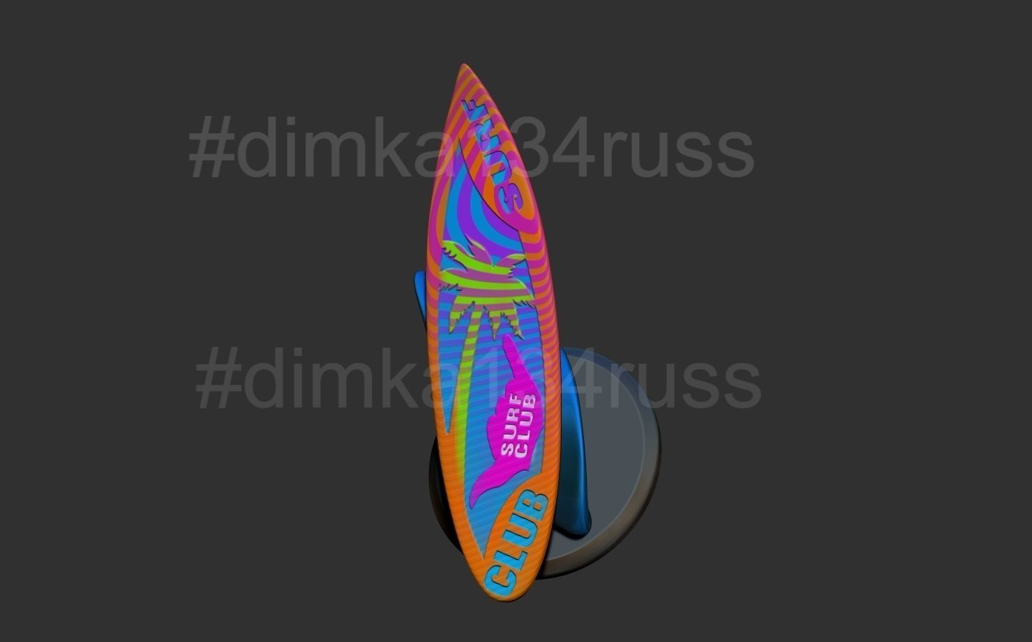 surfing 3D model 3D printable | CGTrader