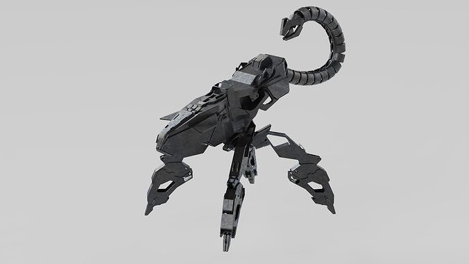mech robot scorpio scifi automatic 3D model | CGTrader