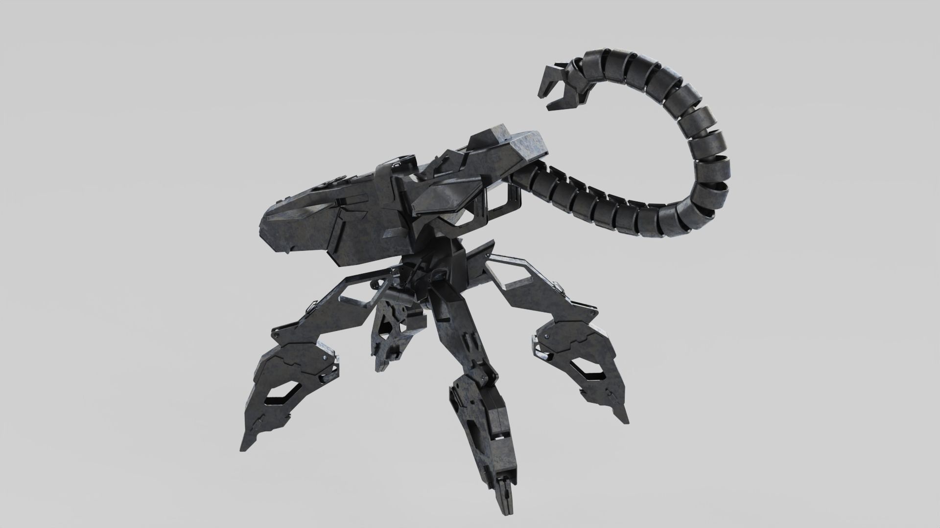 mech robot scorpio scifi automatic 3D model | CGTrader