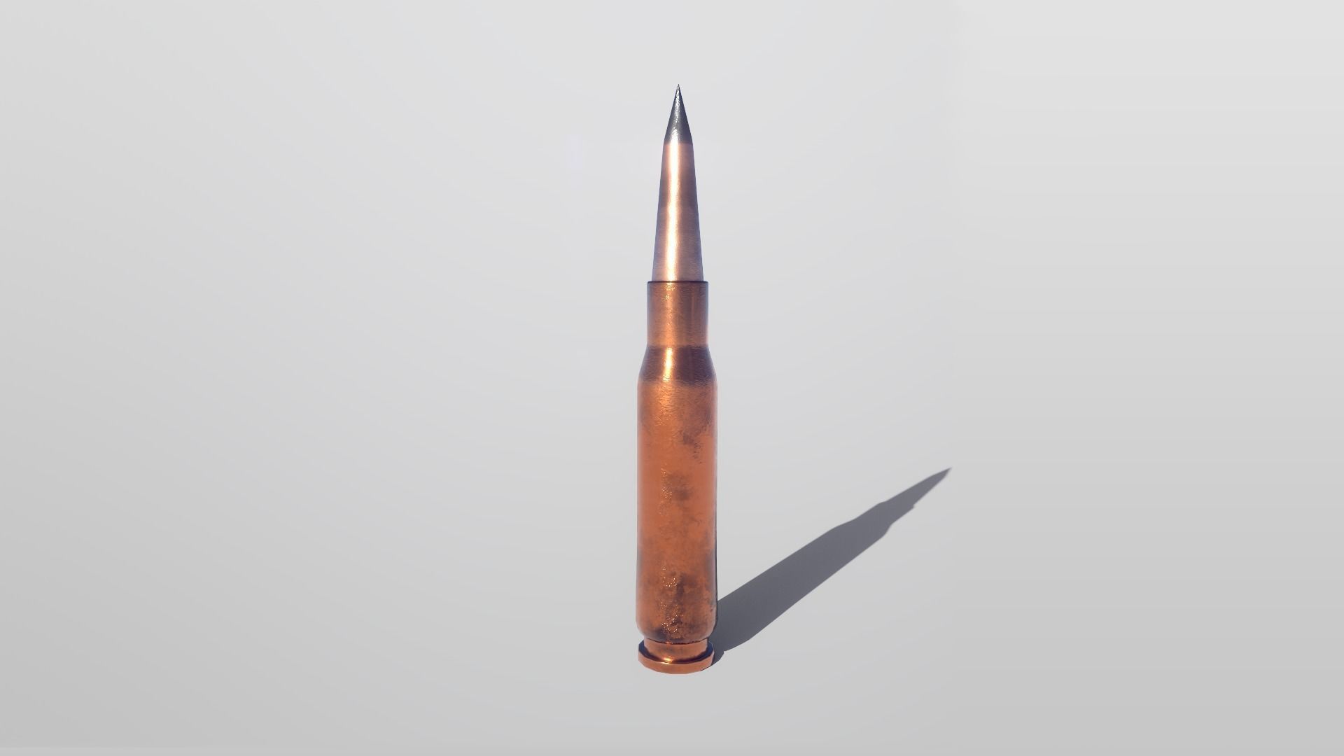 50Cal BMG Round - Ammo - Bullet free VR / AR / low-poly 3D model | CGTrader