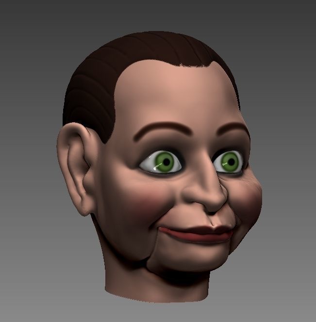 Billy Puppet - Dead Silence Printable Head 3D model 3D printable | CGTrader