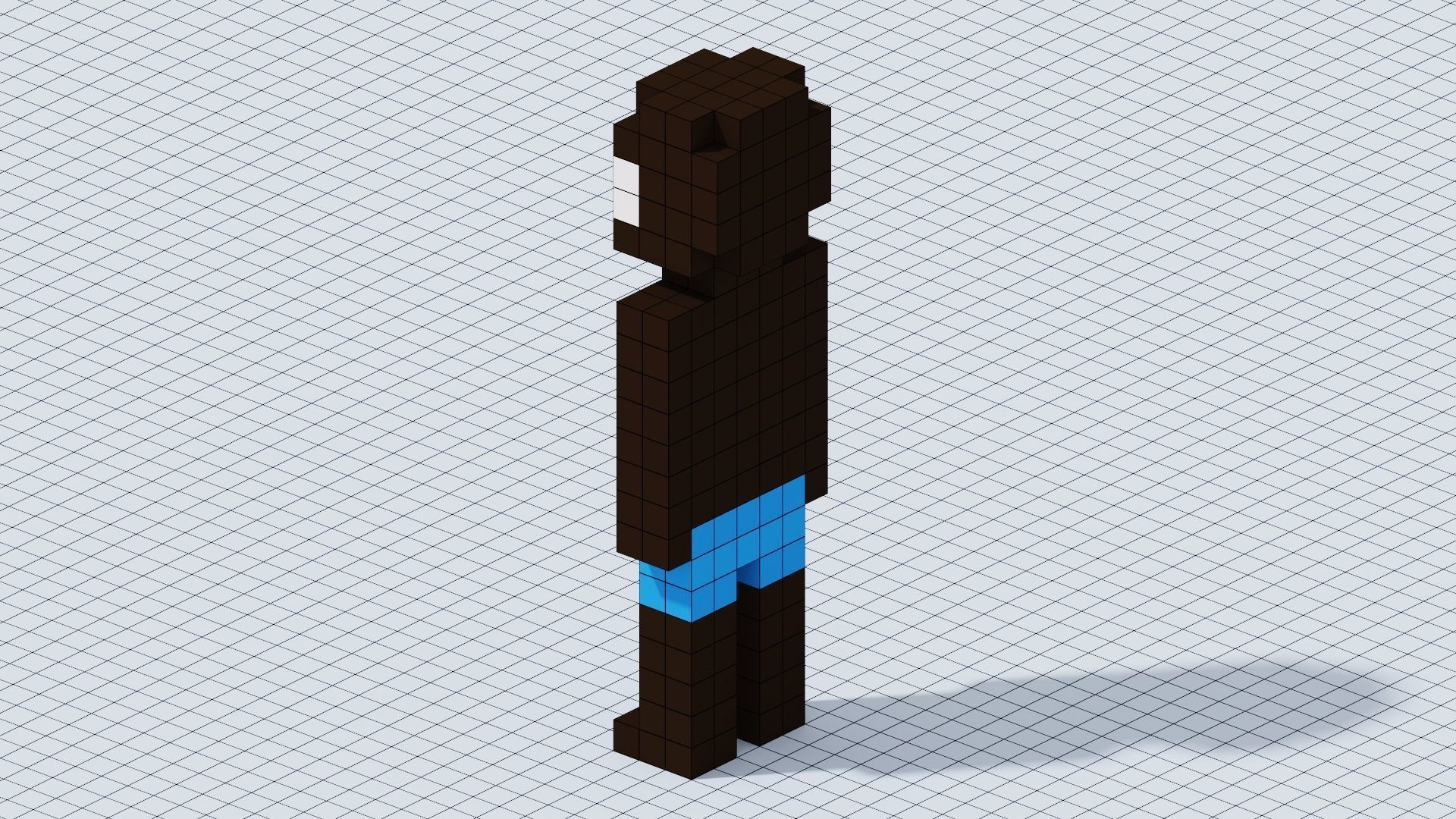 3D model Voxel Human T6 VR / AR / low-poly | CGTrader