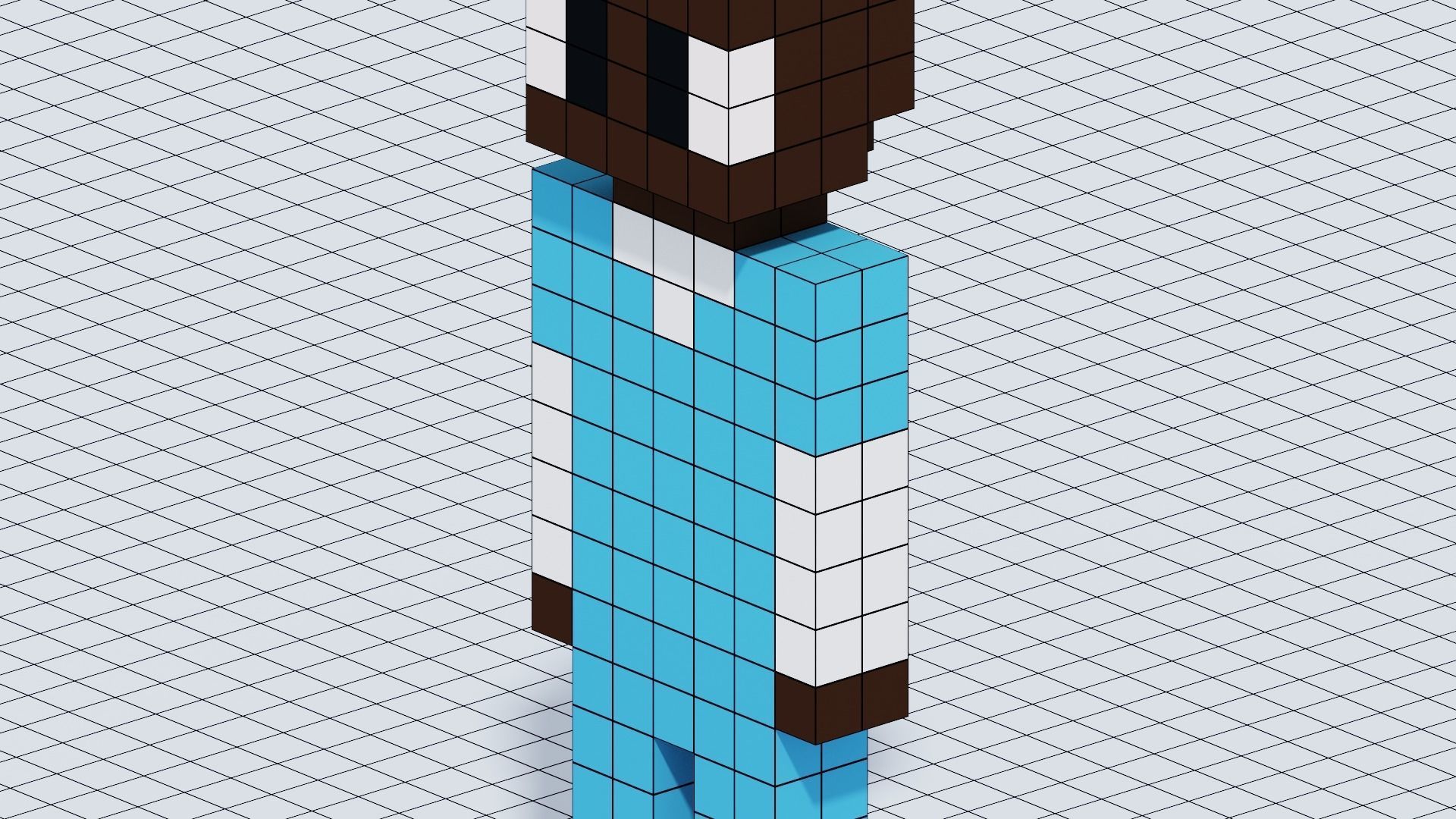 3D model Voxel Human T7 VR / AR / low-poly | CGTrader