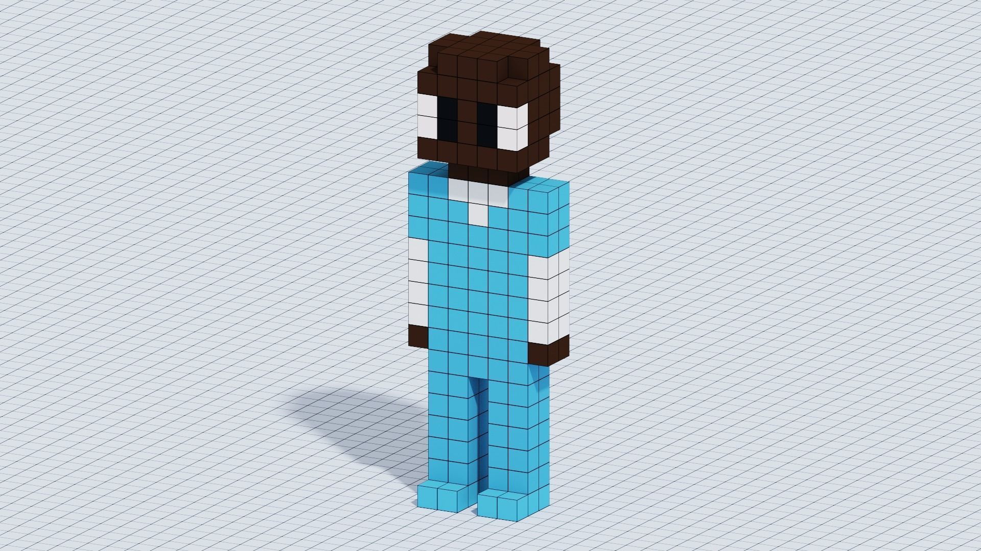 3D model Voxel Human T7 VR / AR / low-poly | CGTrader