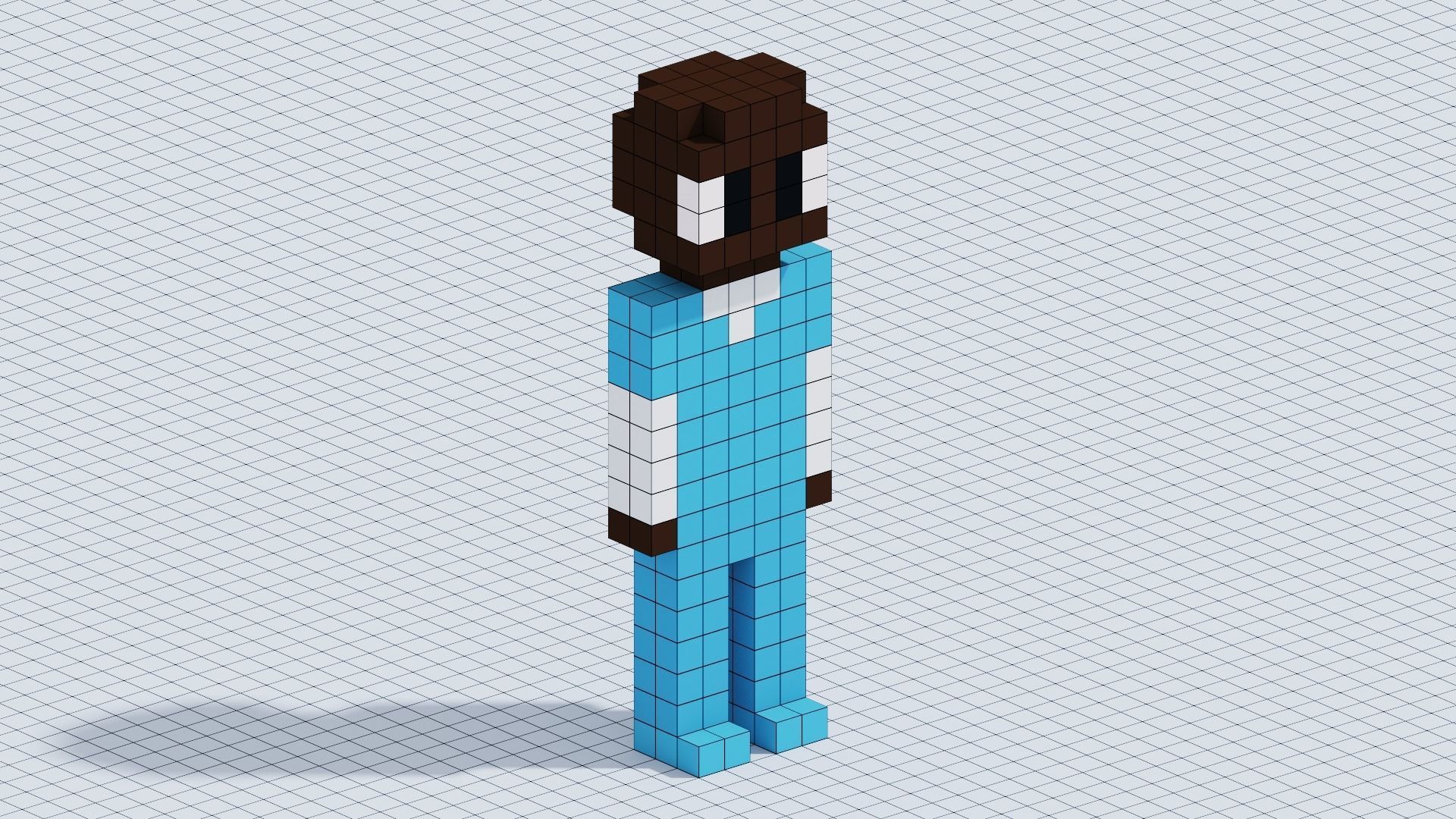 3D model Voxel Human T7 VR / AR / low-poly | CGTrader