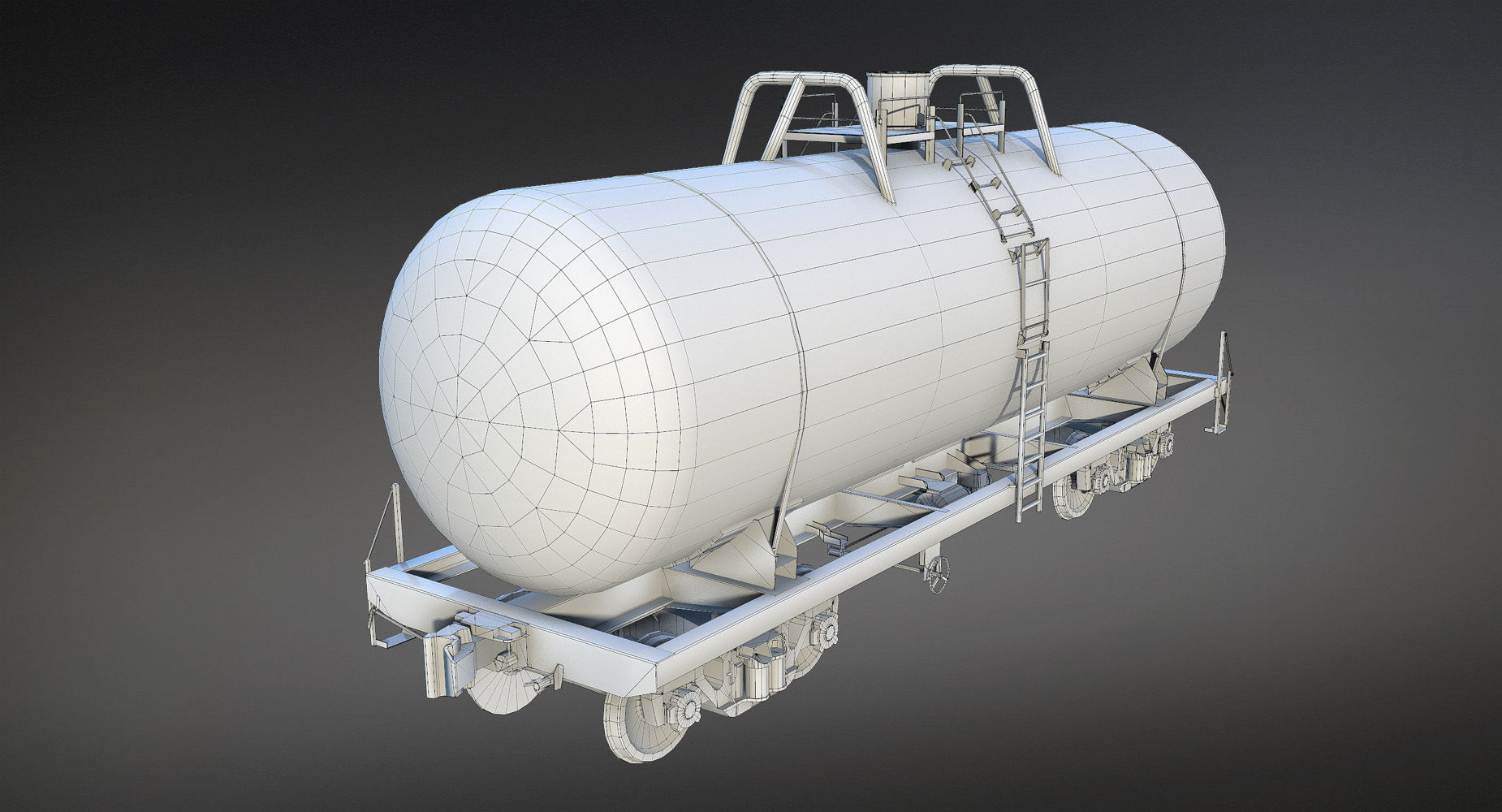3D Model Collection Railroad Cars Set VR / AR / low-poly | CGTrader