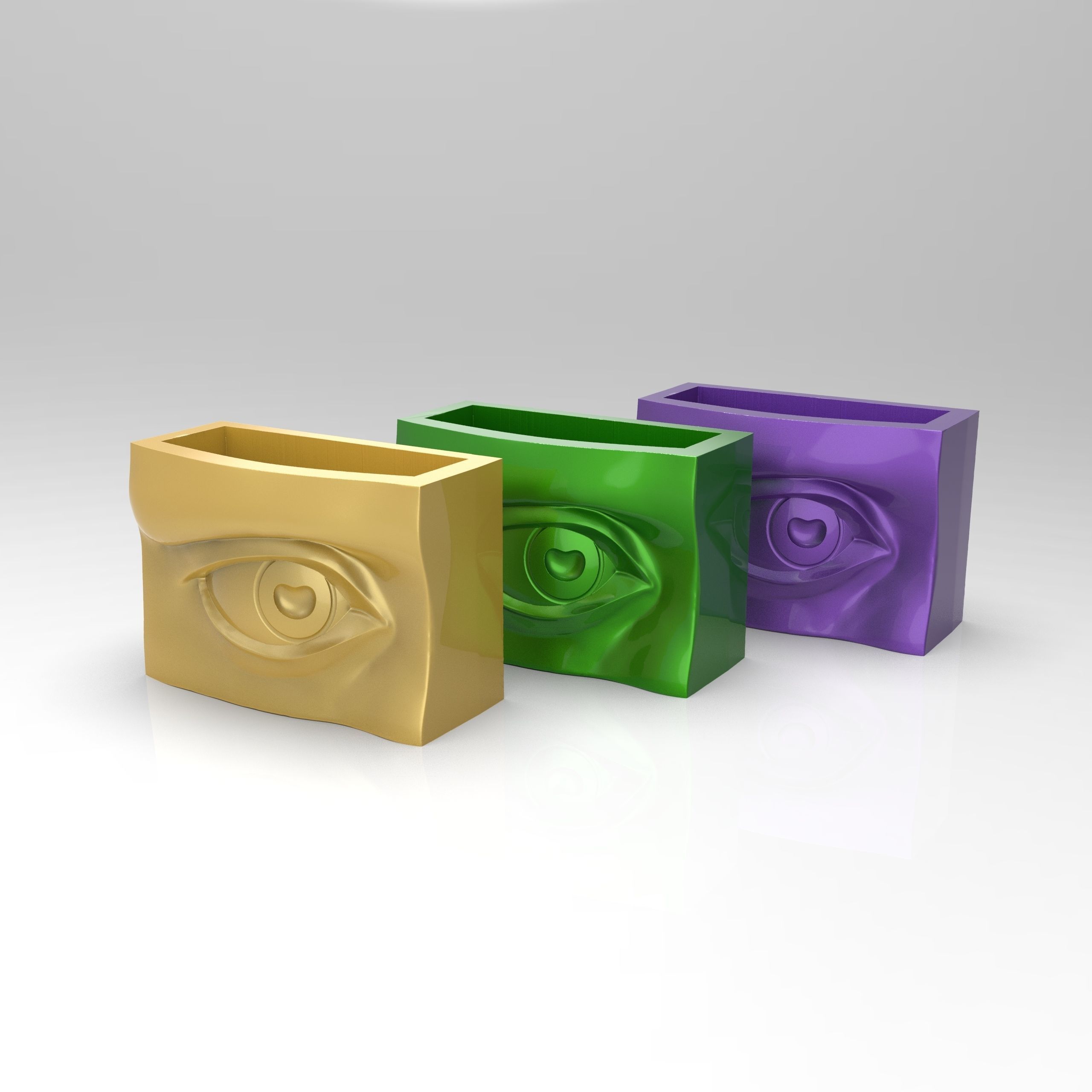 Eye of David pot 3D model 3D printable | CGTrader