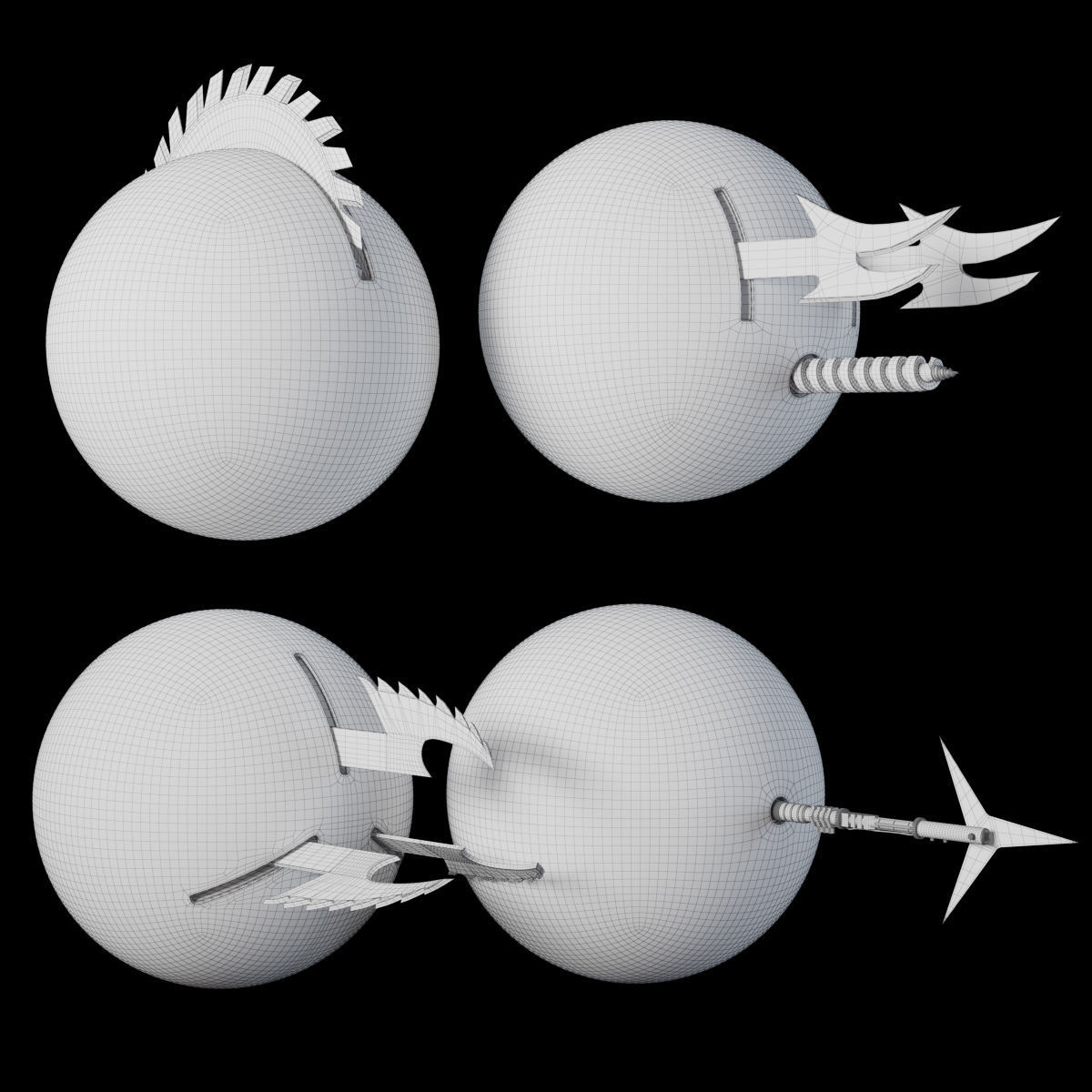 Phantasm sentinel spheres part 1 3D model | CGTrader