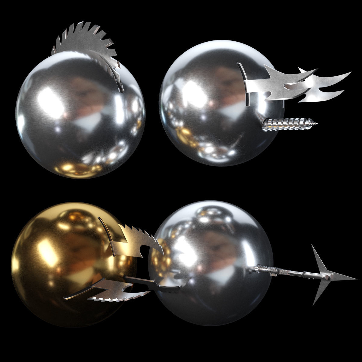 Phantasm sentinel spheres part 1 3D model | CGTrader