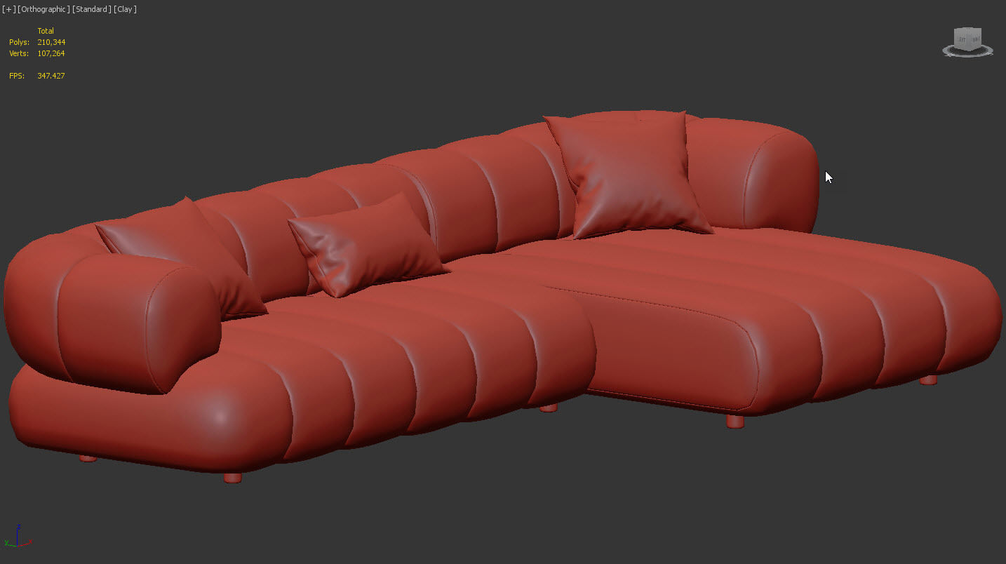 Intermede Modular Sofa by Roche Bobois 3D model | CGTrader
