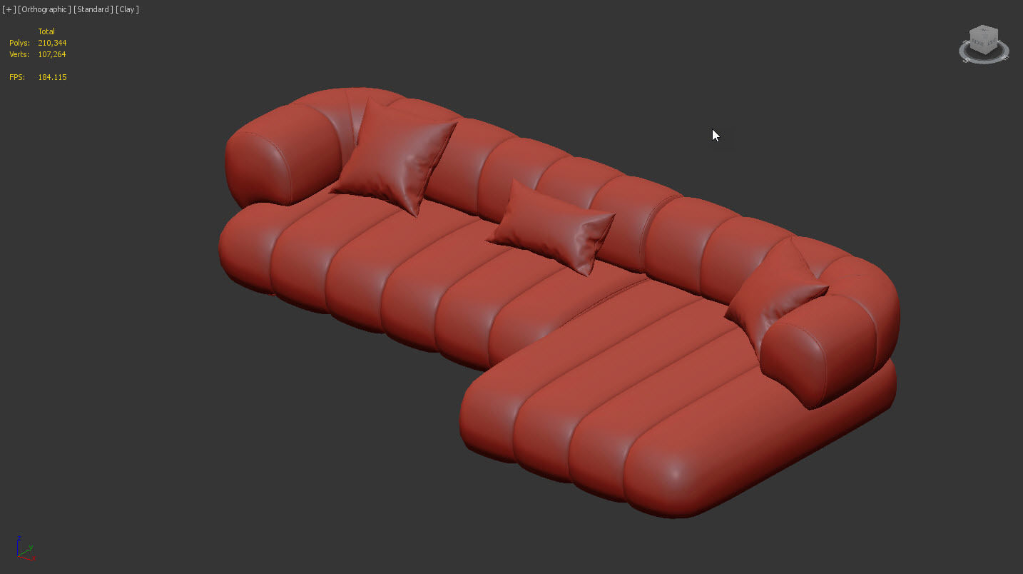 Intermede Modular Sofa by Roche Bobois 3D model | CGTrader