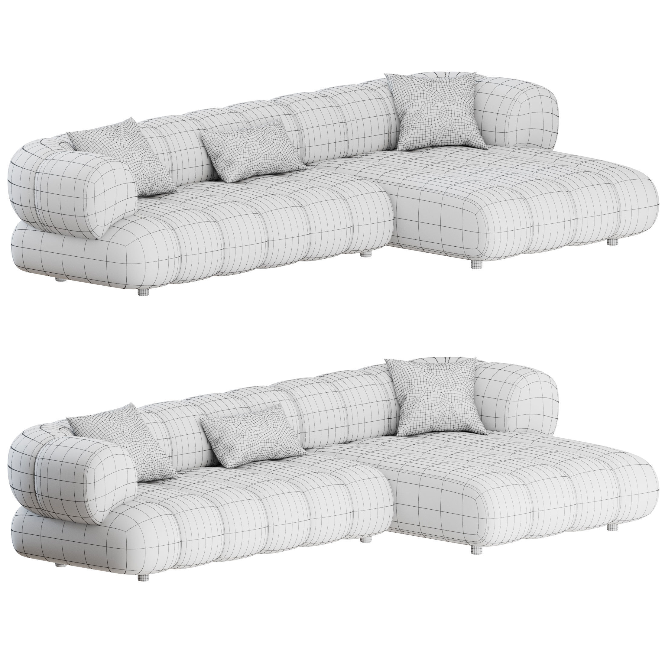 Intermede Modular Sofa by Roche Bobois 3D model | CGTrader