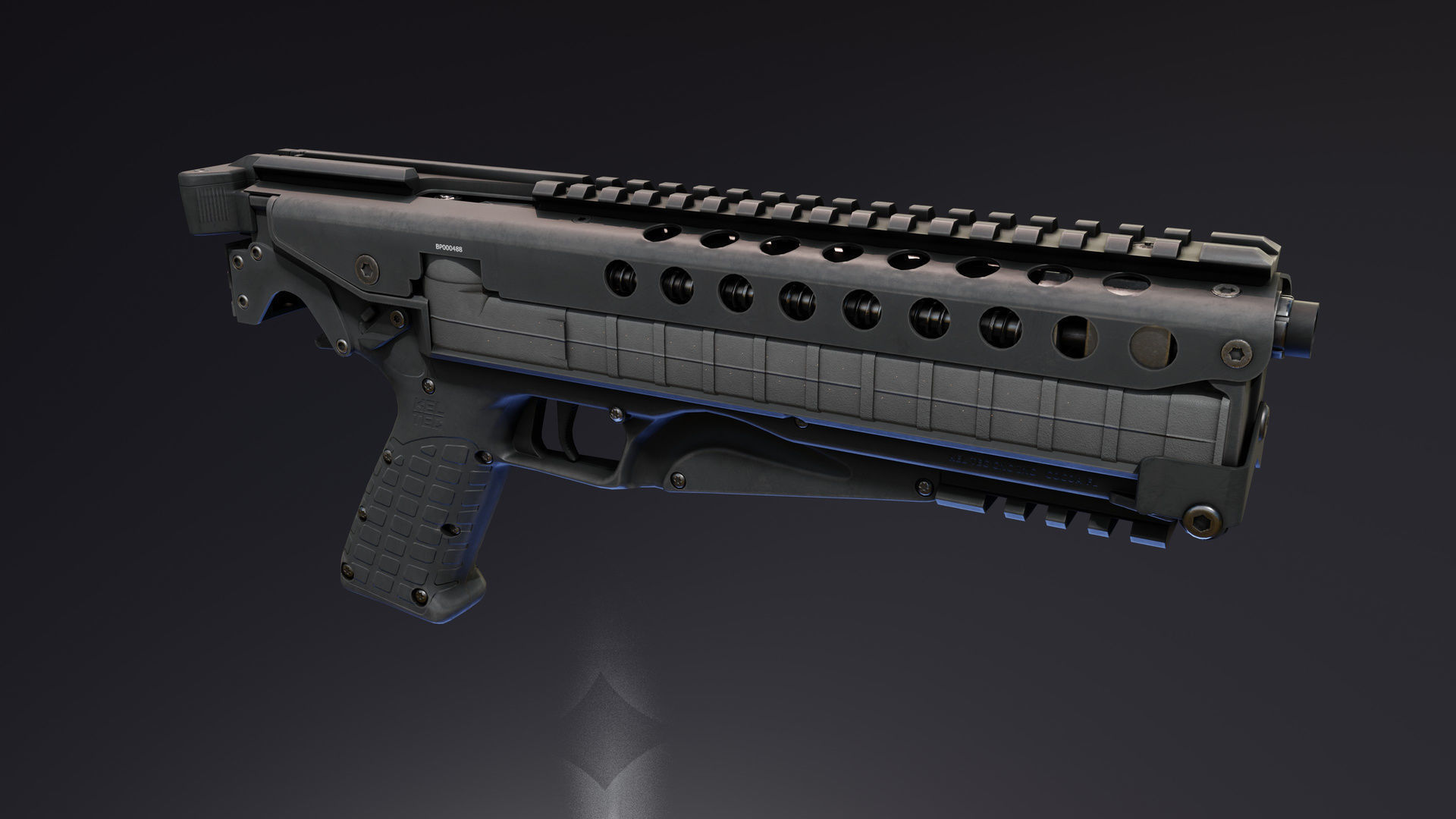 3D model KelTec P50 pistol VR / AR / low-poly | CGTrader