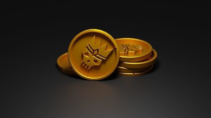 3D model Gold coin Good for animation VR / AR / low-poly | CGTrader
