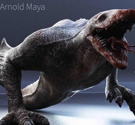 Skullcrawler monster creature 3D model | CGTrader