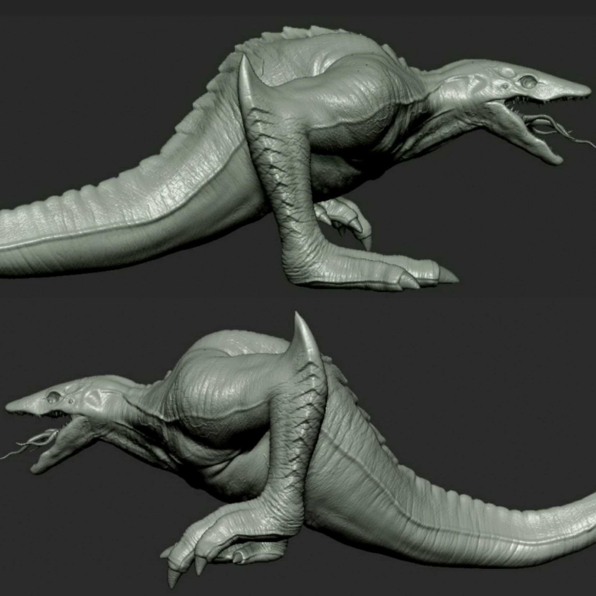 Skullcrawler monster creature 3D model | CGTrader