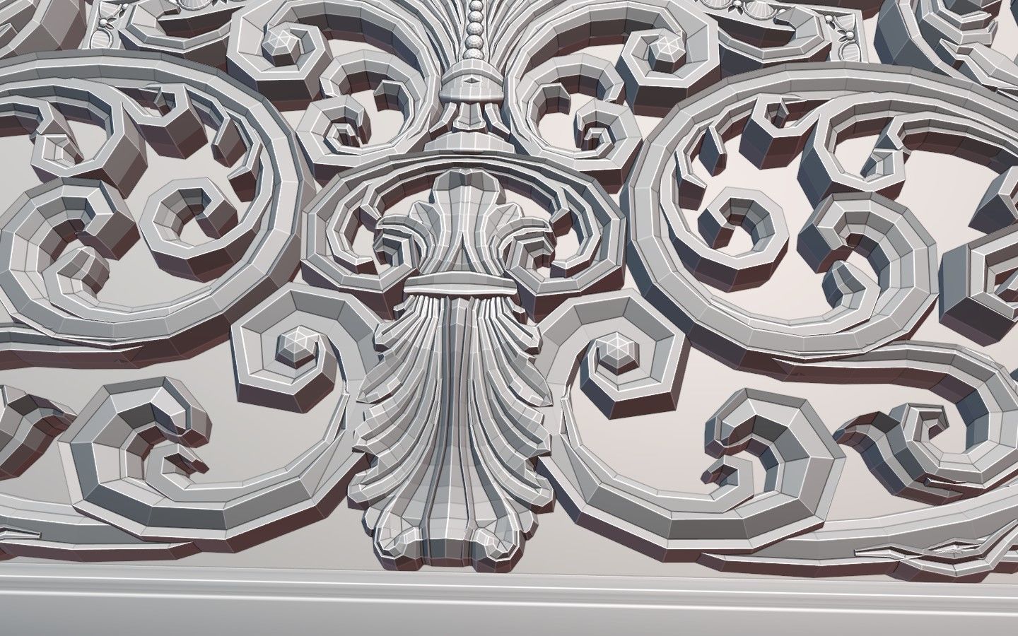 3D model Balcony railings VR / AR / low-poly | CGTrader