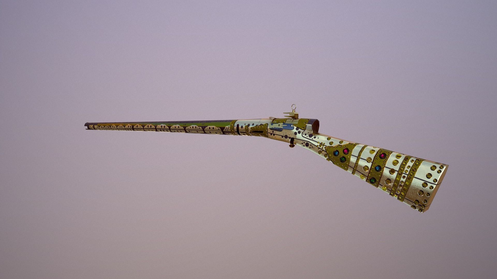 Turkish Gun free VR / AR / low-poly 3D model | CGTrader