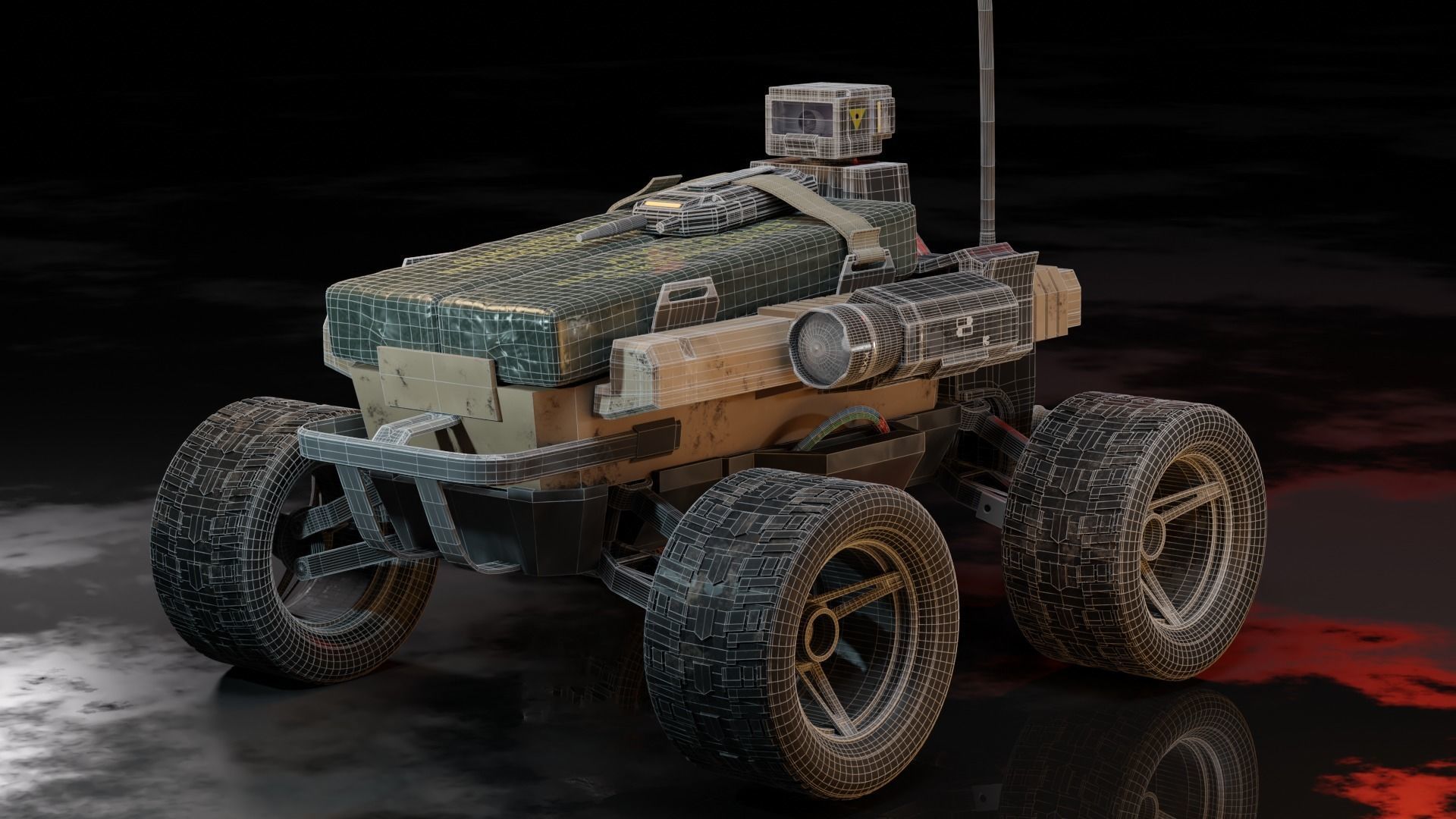 Call of Duty remote control car 3D model | CGTrader