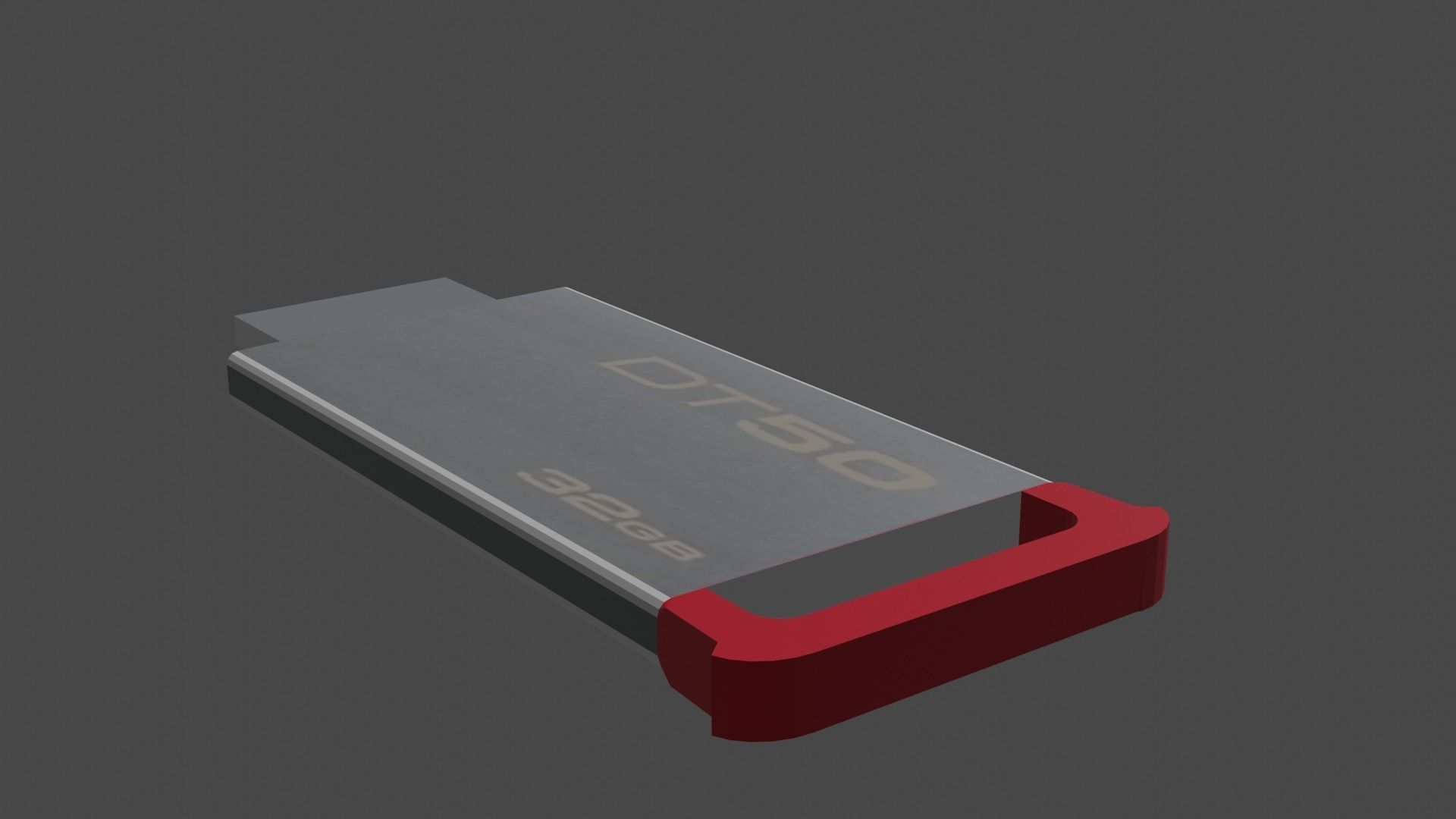 Kingstone DT50 Flash Drive Low poly - game ready free VR / AR / low ...