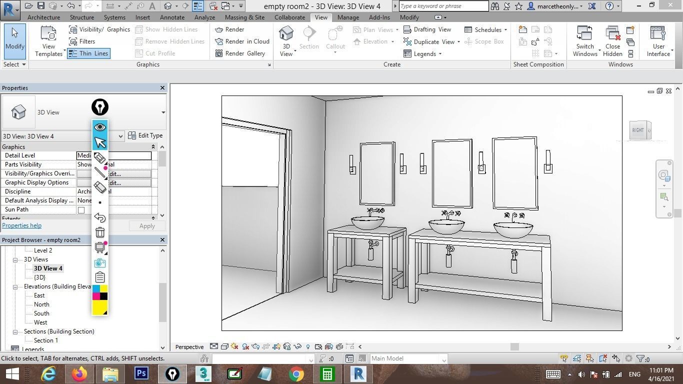 bathroom vanity collection revit 3D model | CGTrader