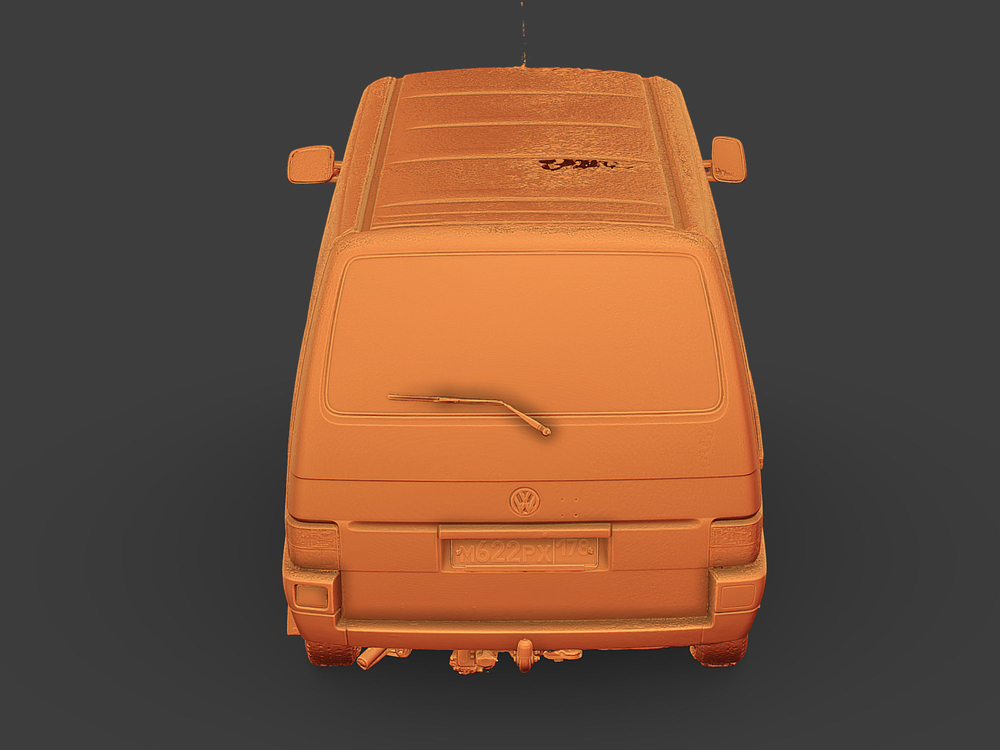 Volkswagen Transporter T4 RAW Scan 3D model | CGTrader