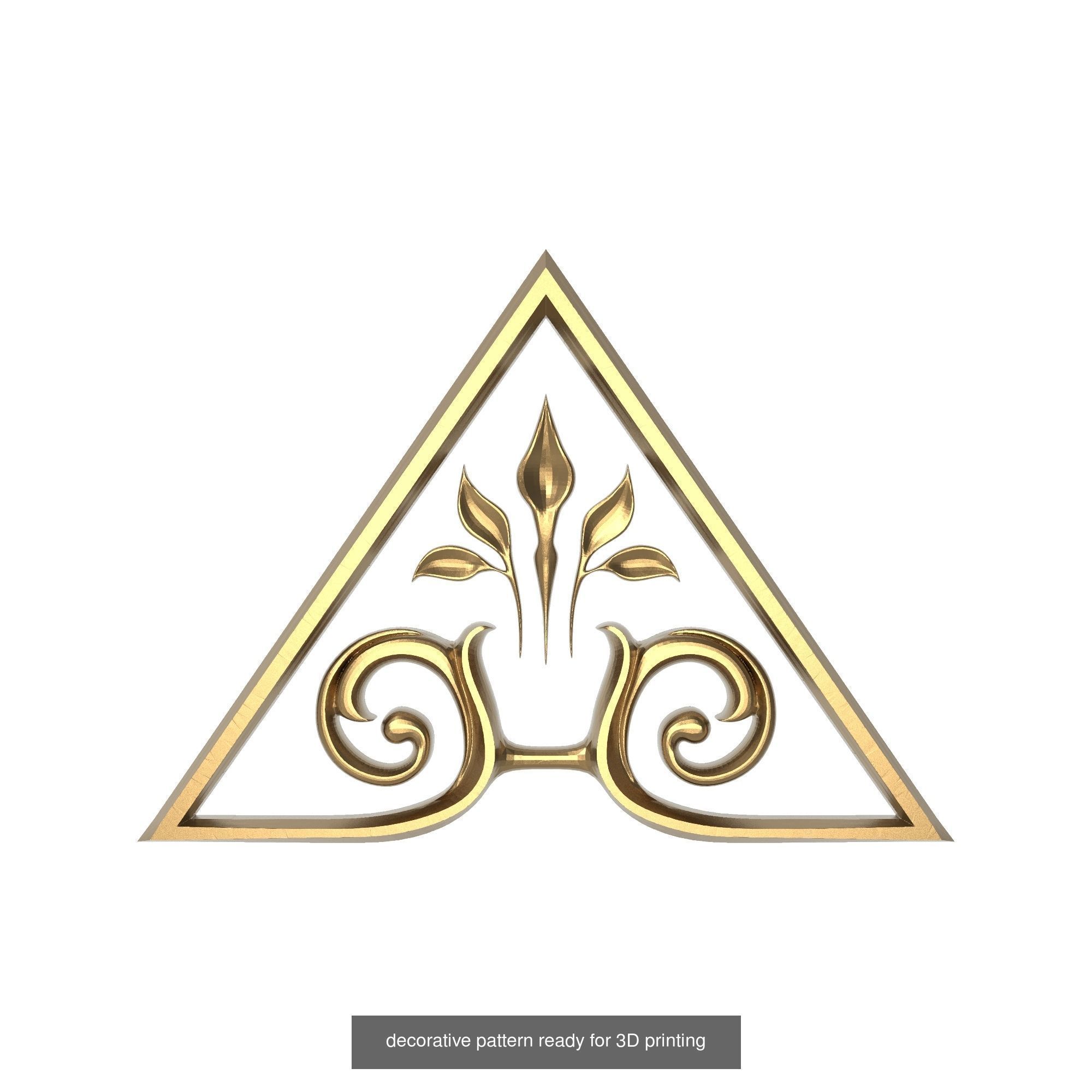 a set of 10 corner decorative patterns ready for 3D printing 3D Model ...