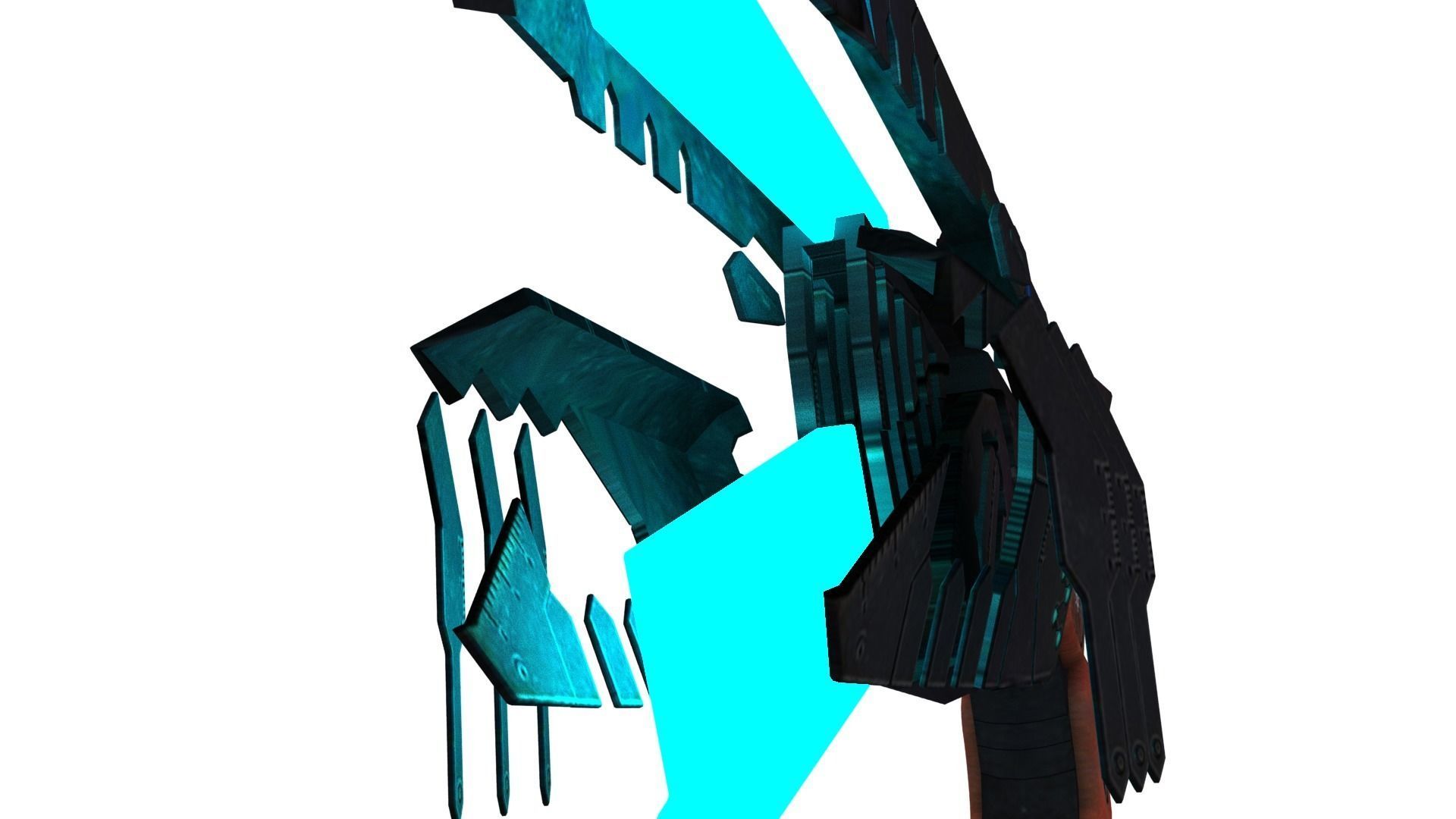 Psycho-pass - Dominator High quality 3D model animated rigged | CGTrader