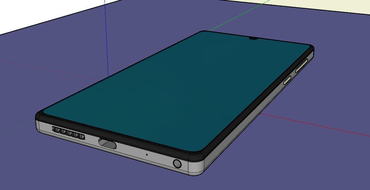 Customized android phone free VR / AR / low-poly 3D model animated ...