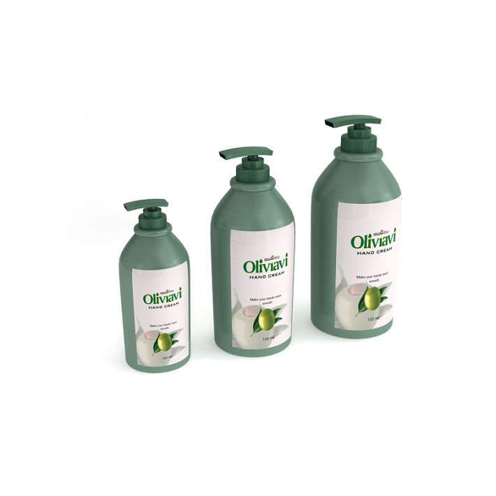 Three Bottles Of Beauty Parlour Cosmetics 3D model | CGTrader