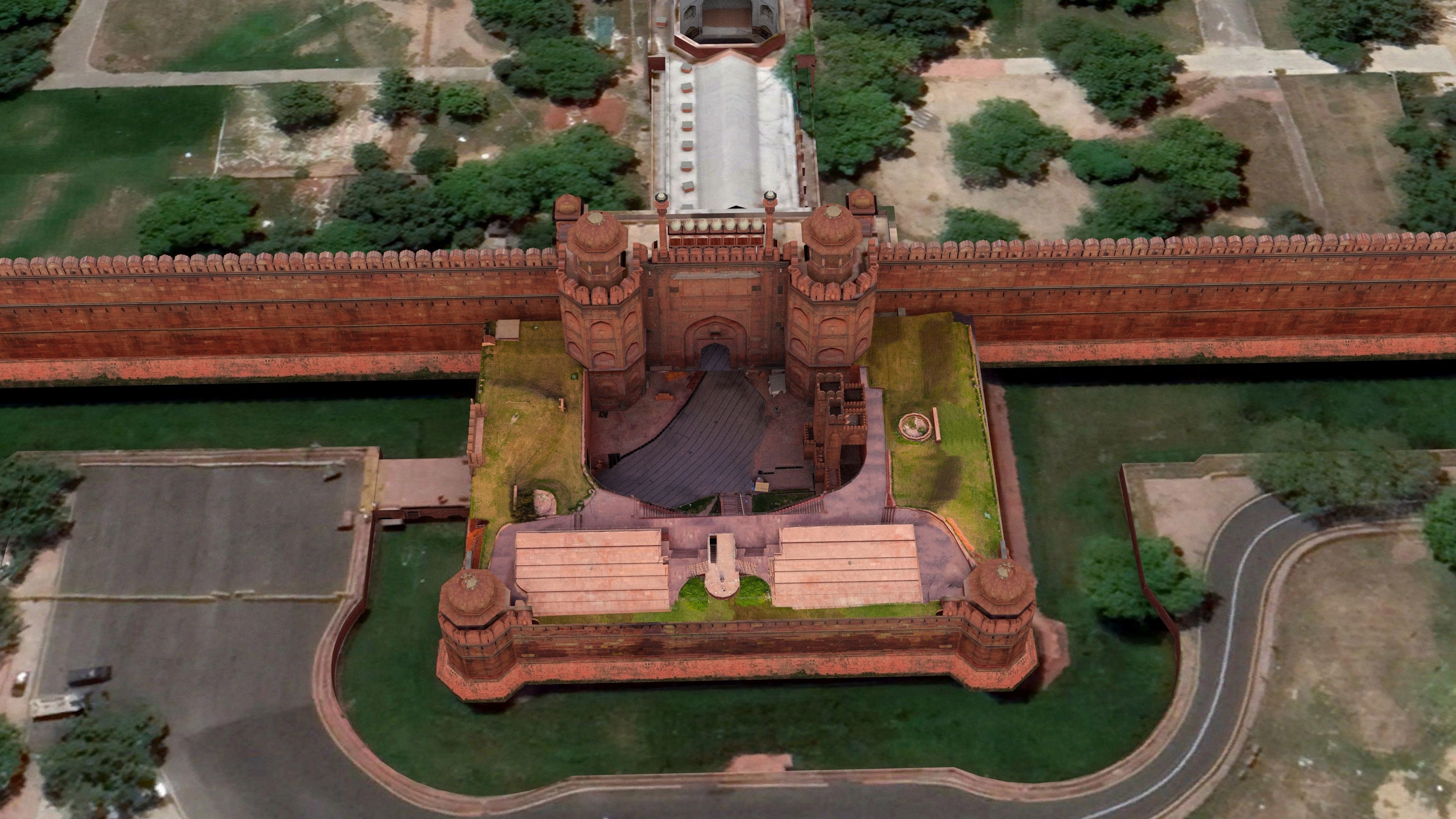Red Fort Delhi India 3D model | CGTrader