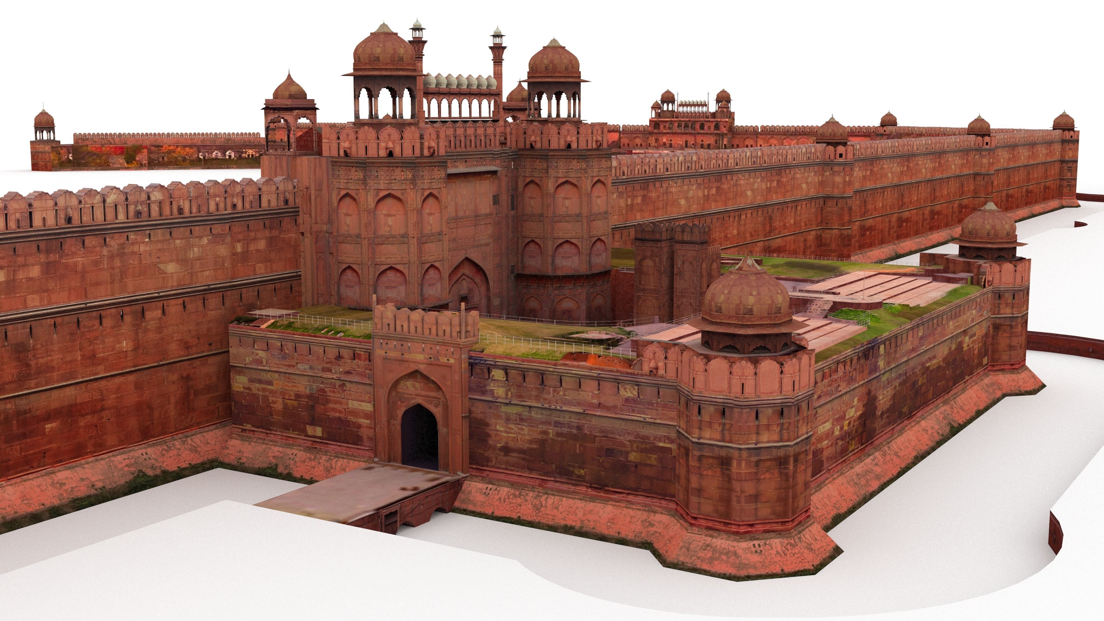 Red Fort Delhi India 3D model | CGTrader