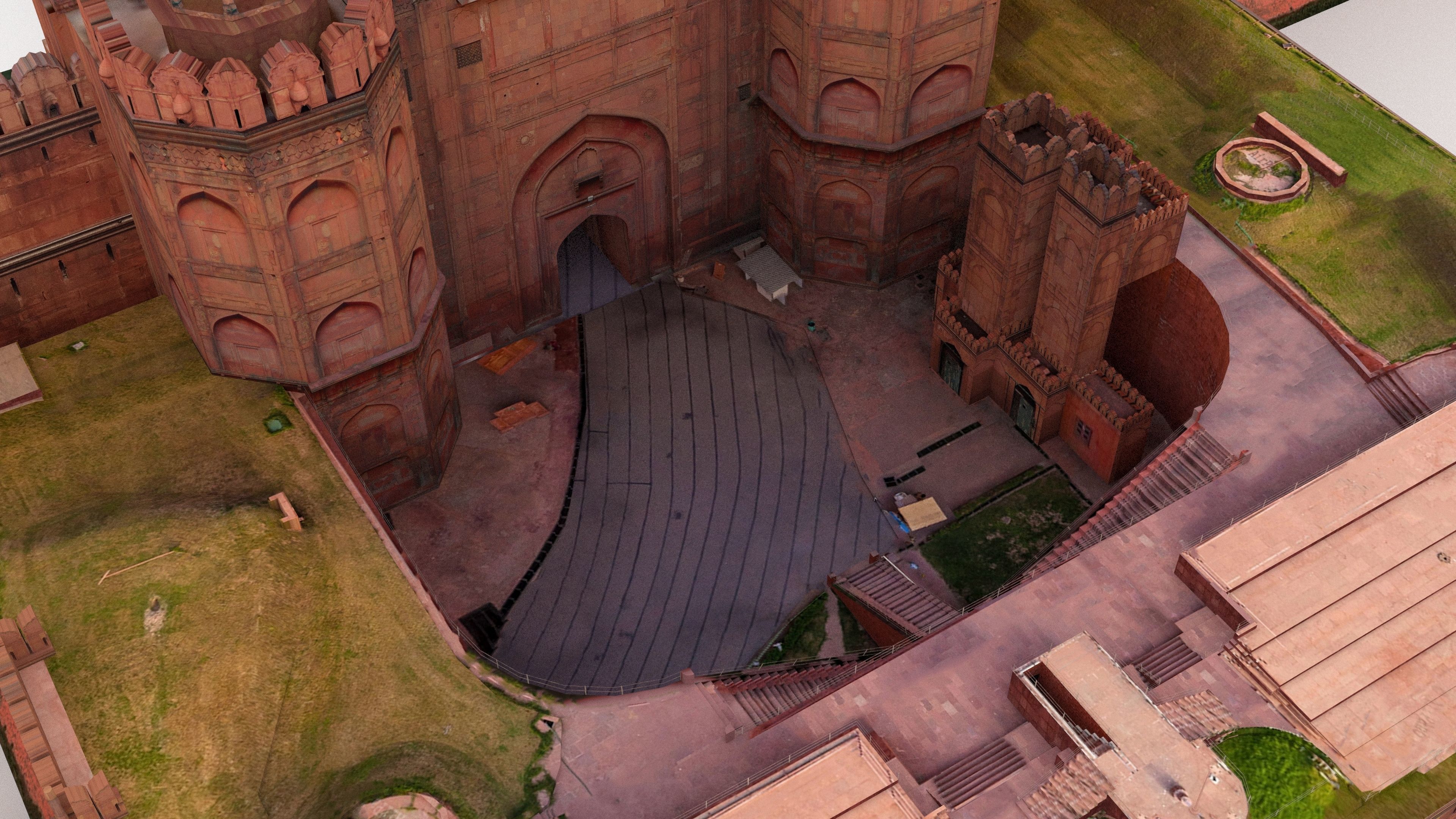 Red Fort Delhi India 3D model | CGTrader