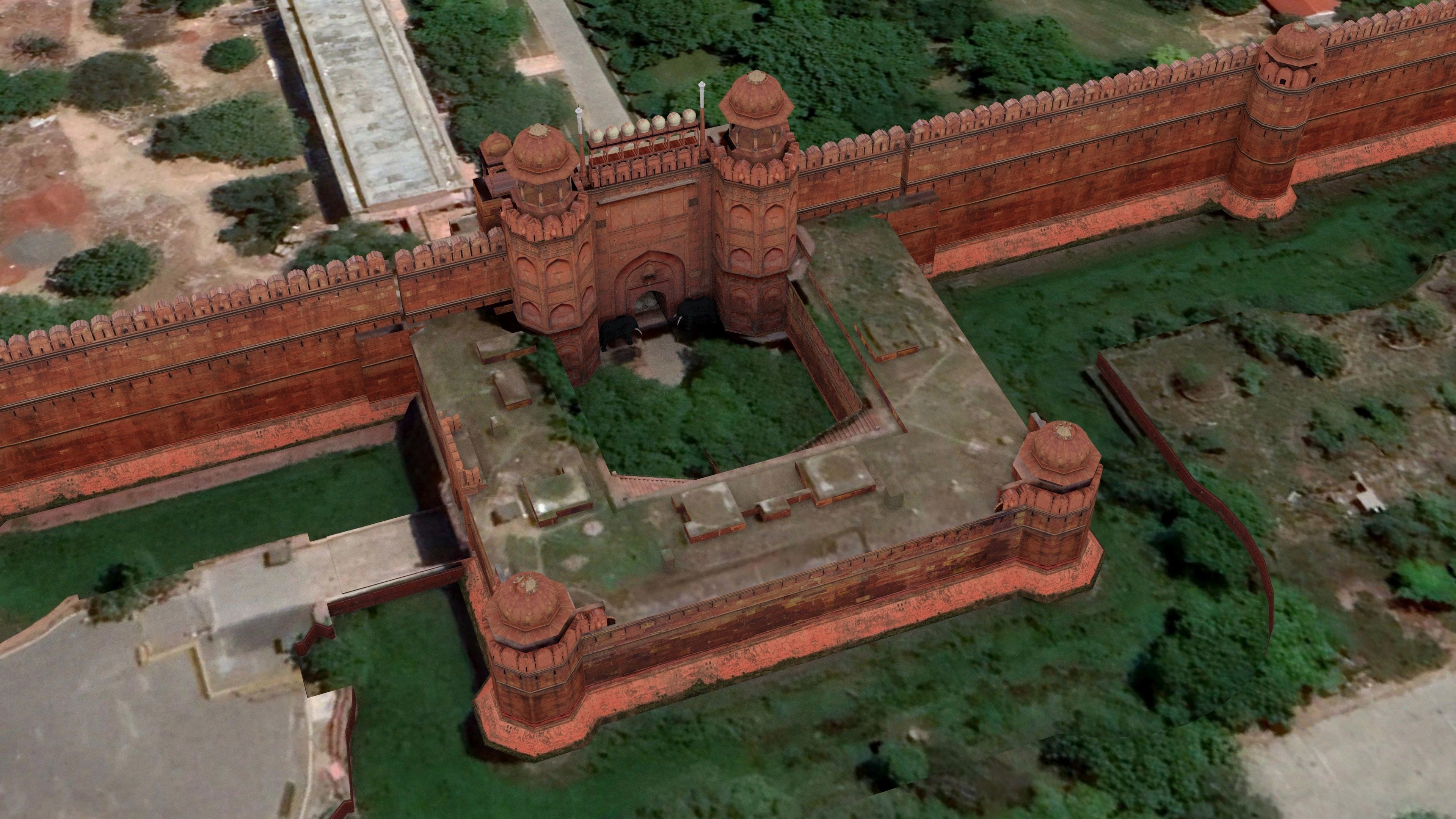 Red Fort Delhi India 3D model | CGTrader