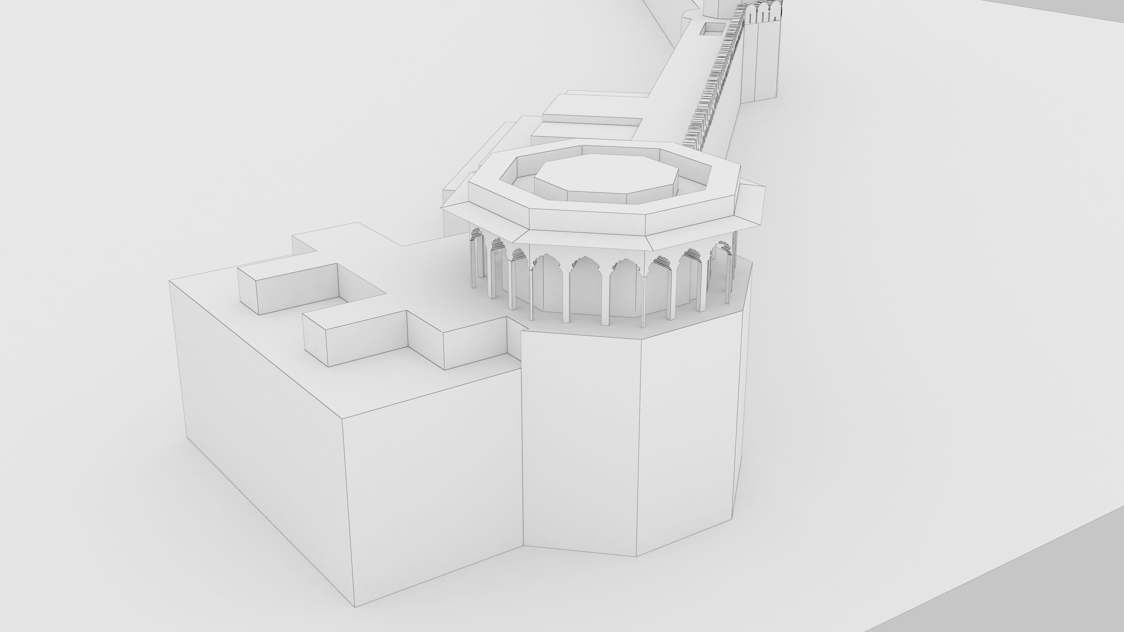 Red Fort Delhi India 3D model | CGTrader
