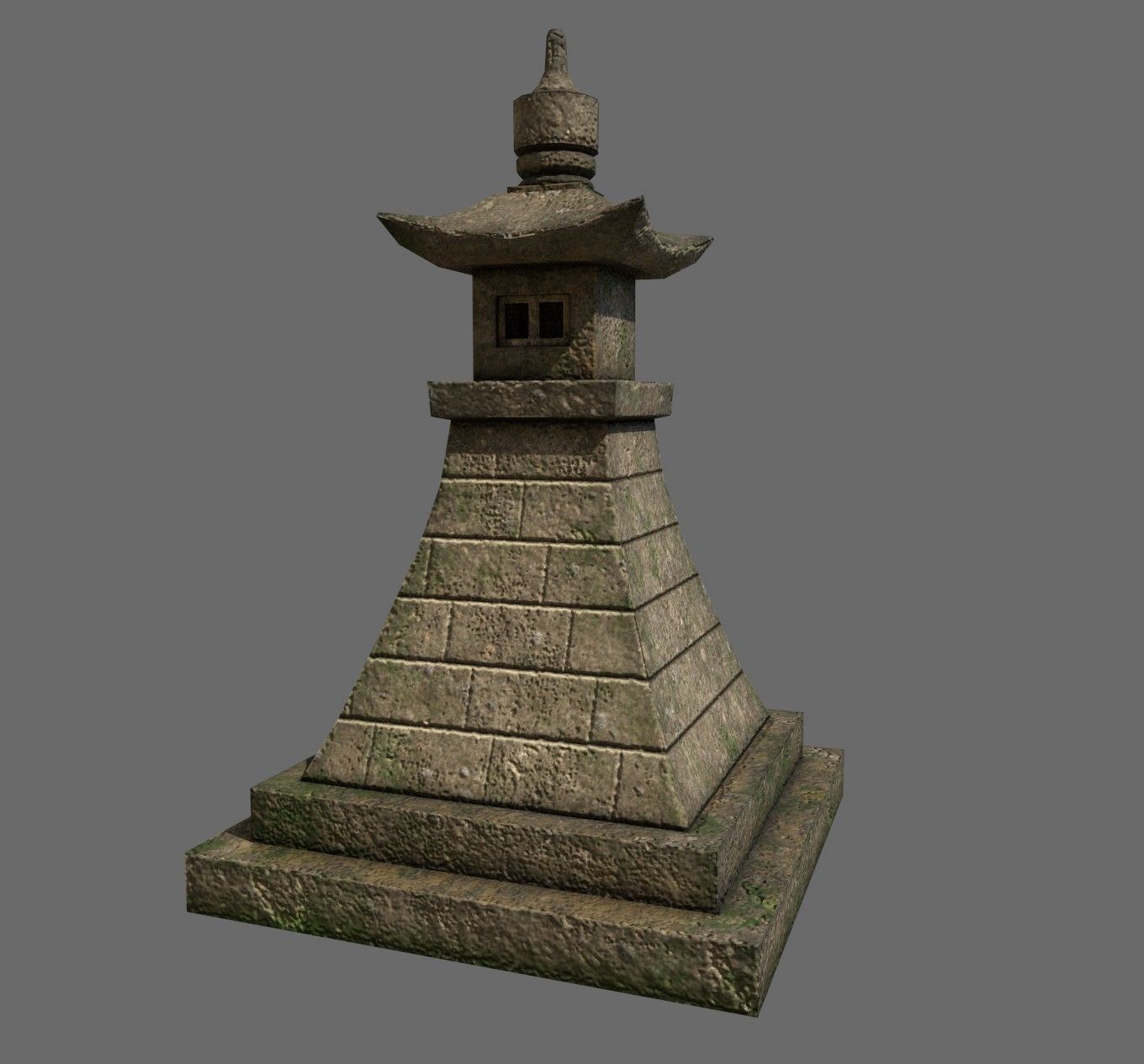 Japanese lantern Low-poly 3D model Low-poly 3D model 3D model | CGTrader