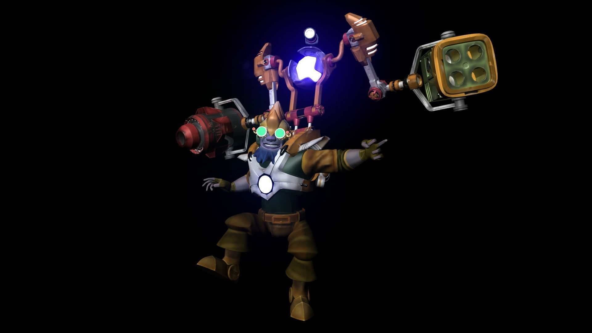 3D model Customized tinker skin VR / AR / low-poly | CGTrader