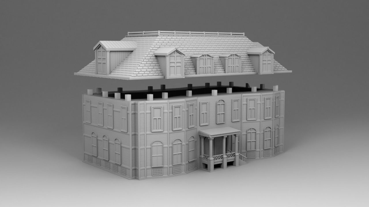 Chicago house 3D model 3D printable | CGTrader