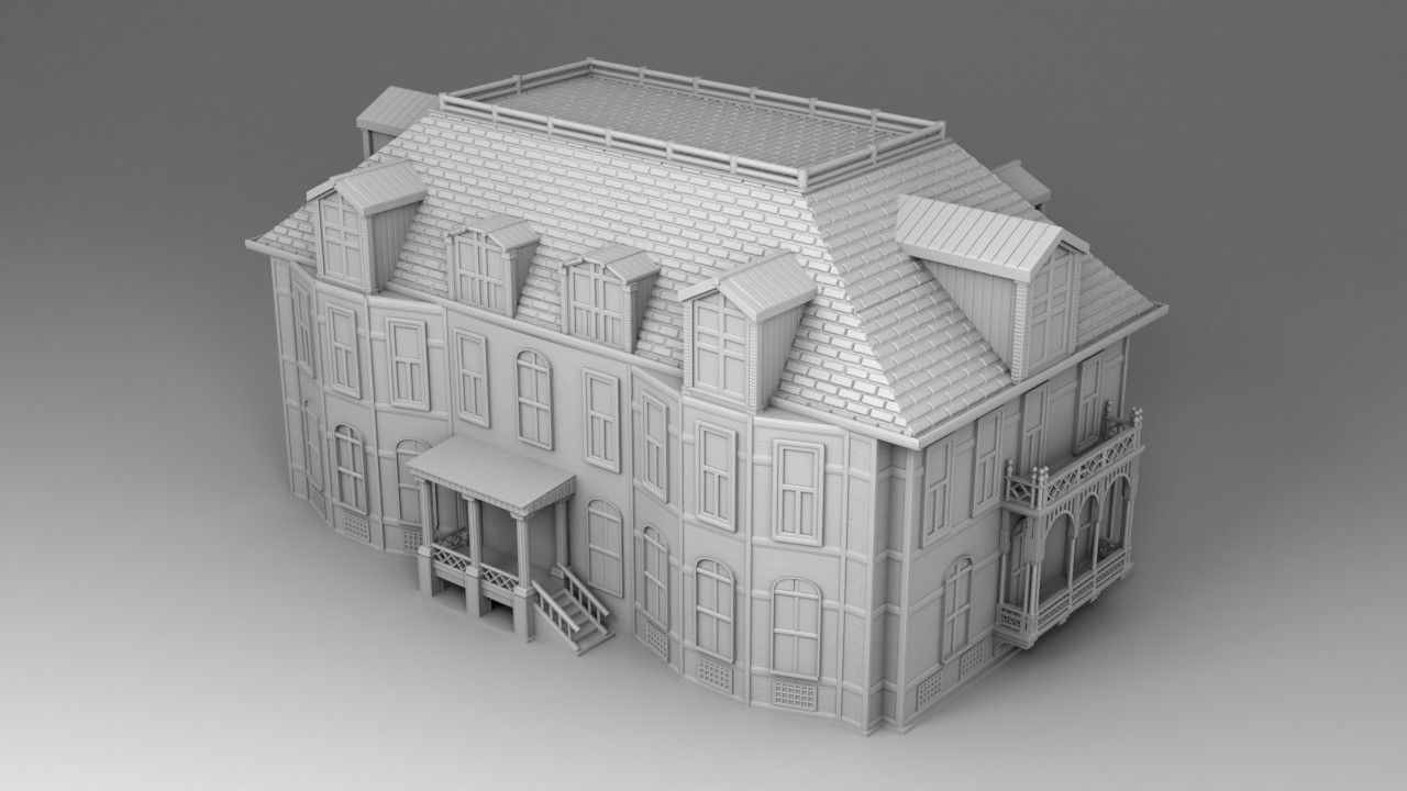 Chicago house 3D model 3D printable | CGTrader