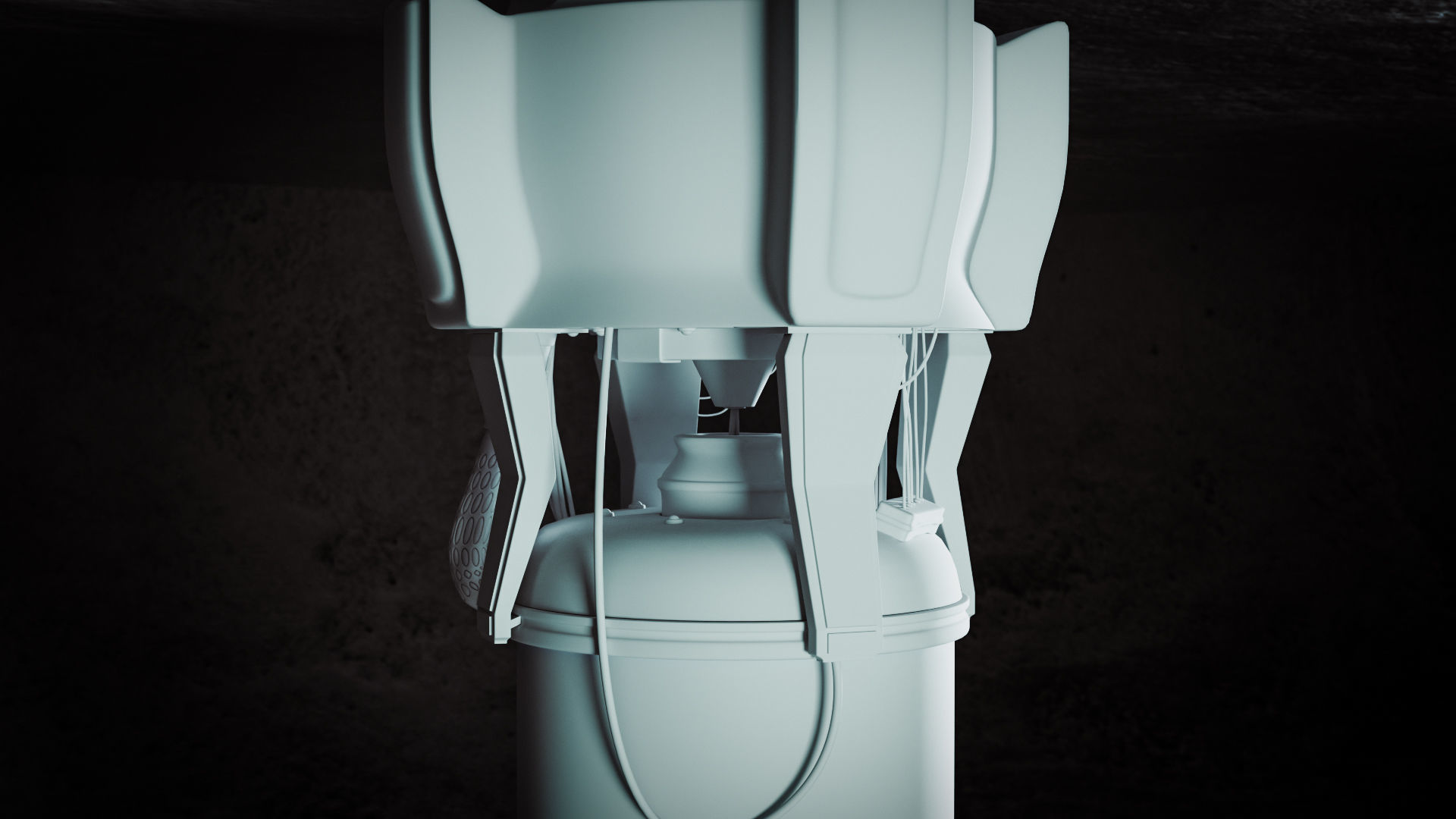 Sci-Fi Human Capsule Cyberpunk Laboratory 3D model | CGTrader