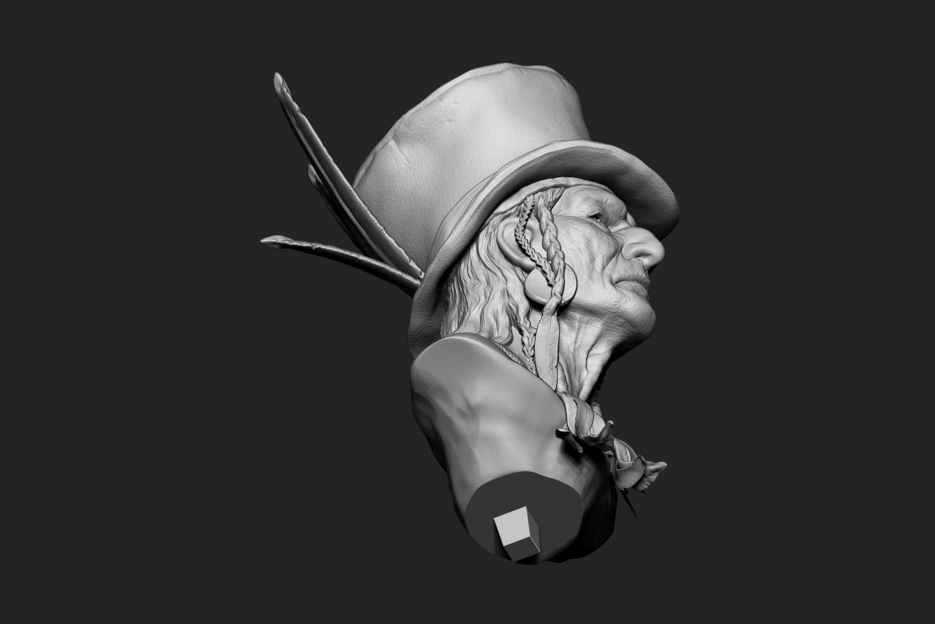 Big Chief Native American 3D model 3D printable | CGTrader