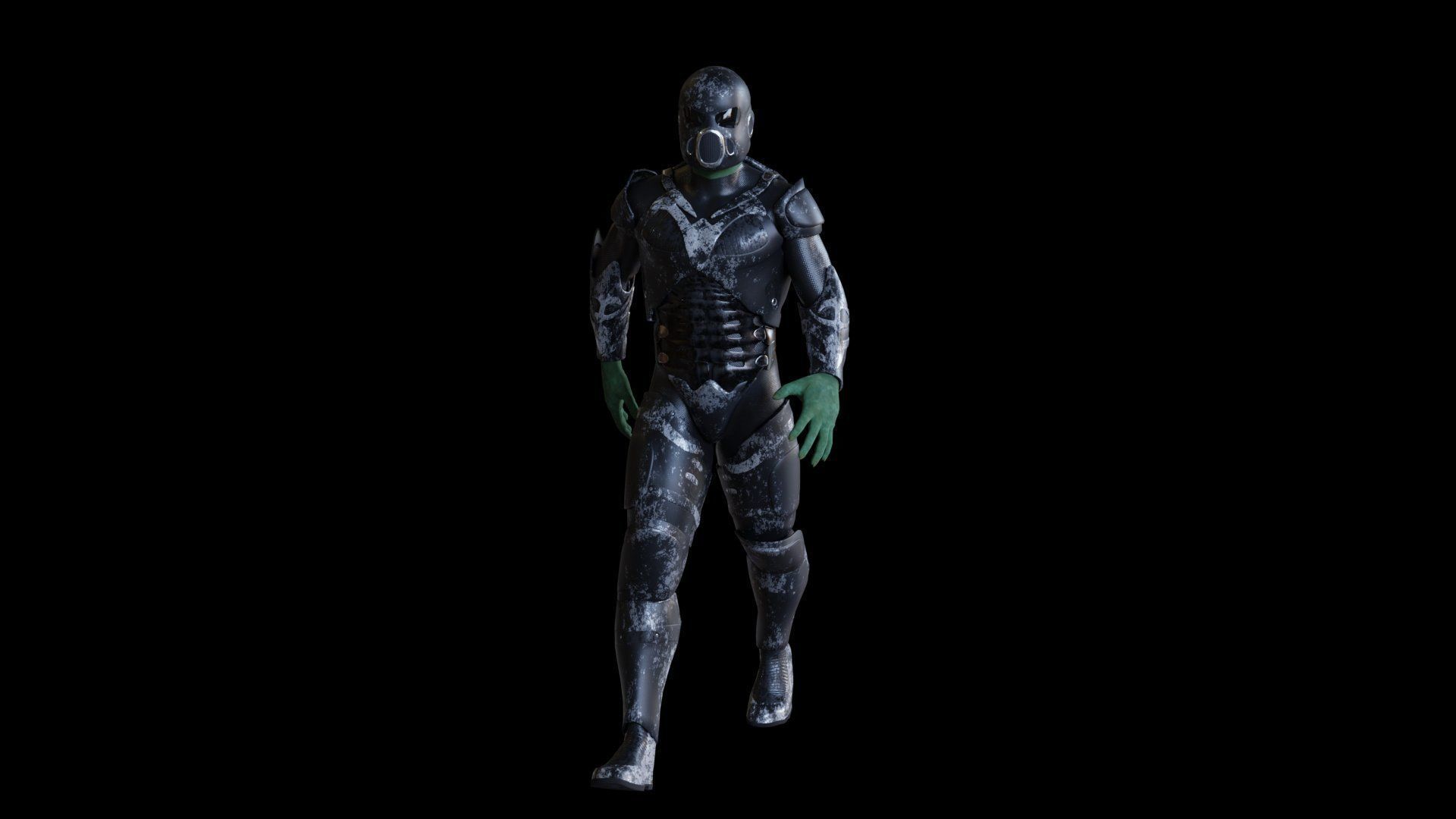 3D model Low-Poly Alien Warrior VR / AR / low-poly | CGTrader