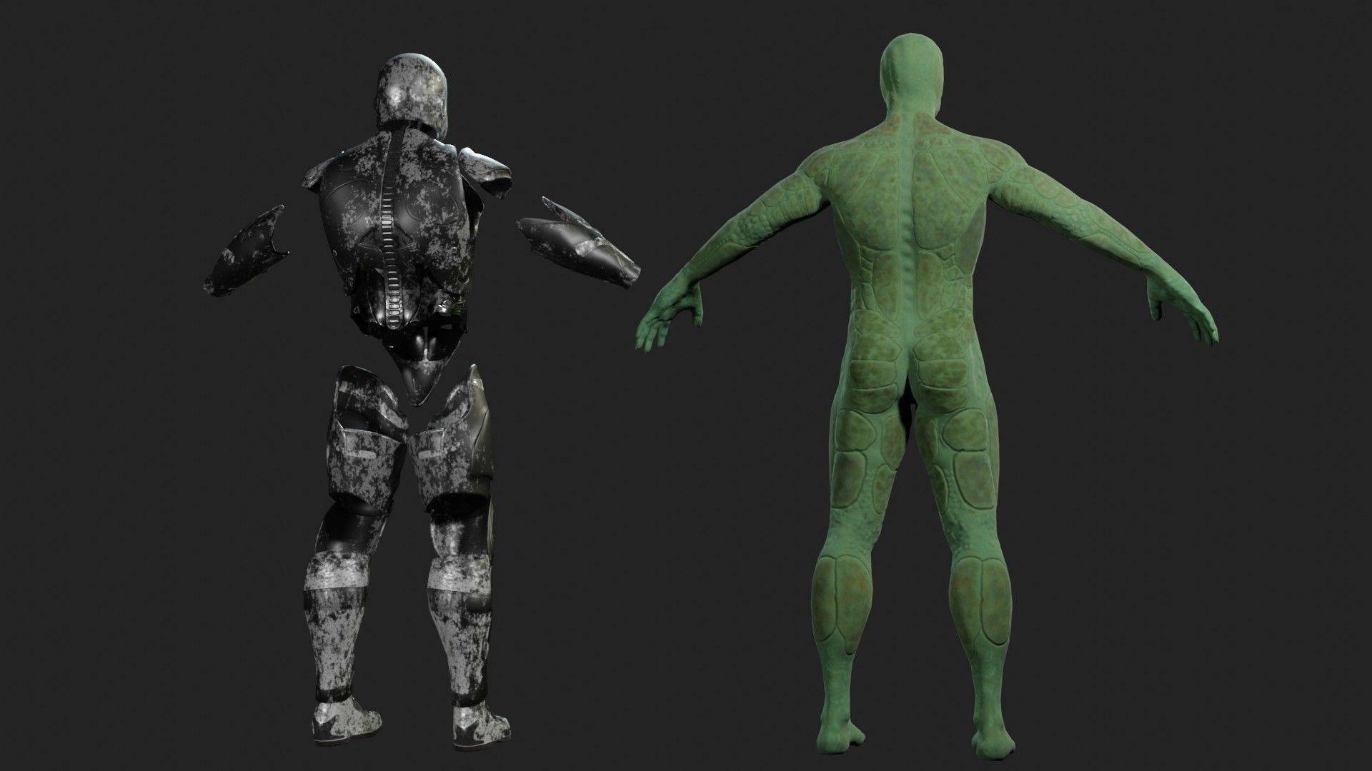 3D model Low-Poly Alien Warrior VR / AR / low-poly | CGTrader