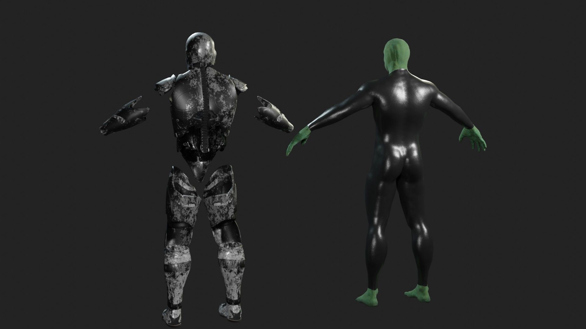 3D model Low-Poly Alien Warrior VR / AR / low-poly | CGTrader