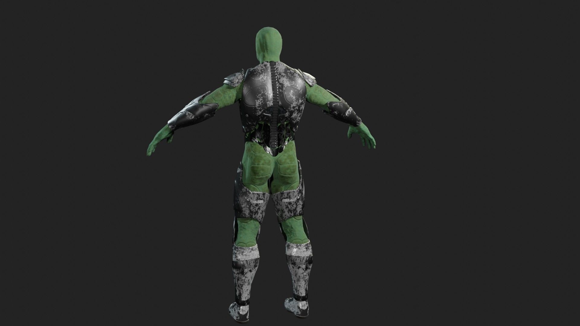 3D model Low-Poly Alien Warrior VR / AR / low-poly | CGTrader